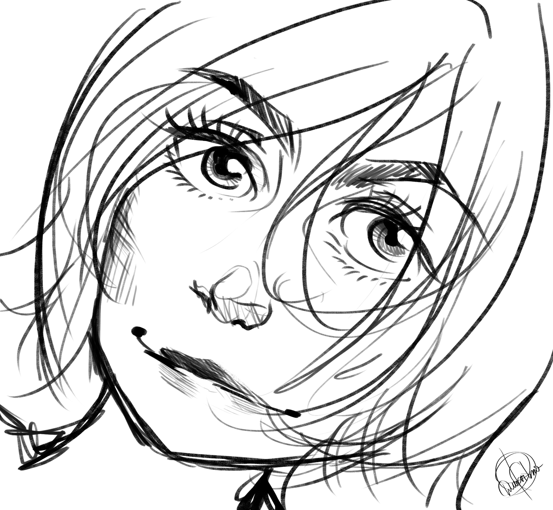 Random portrait sketch by FlorDiM on DeviantArt
