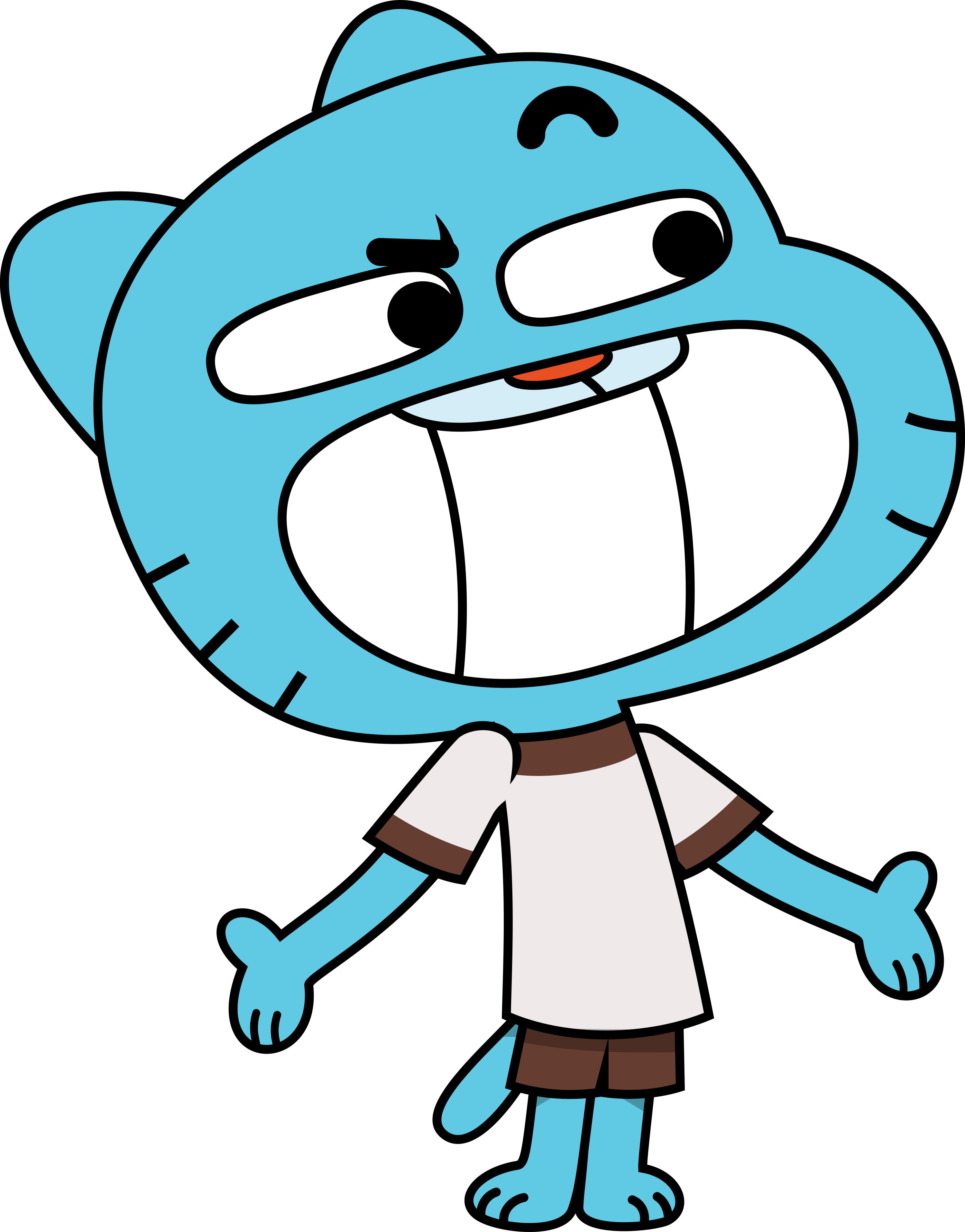 Gumball - What? It's called the T-pose by Comeha on DeviantArt