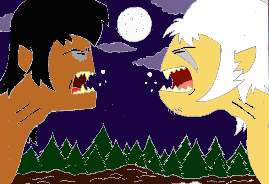 INSANITY WEREWOLF VS COURAGE WEREWOLF by Scottmister on DeviantArt