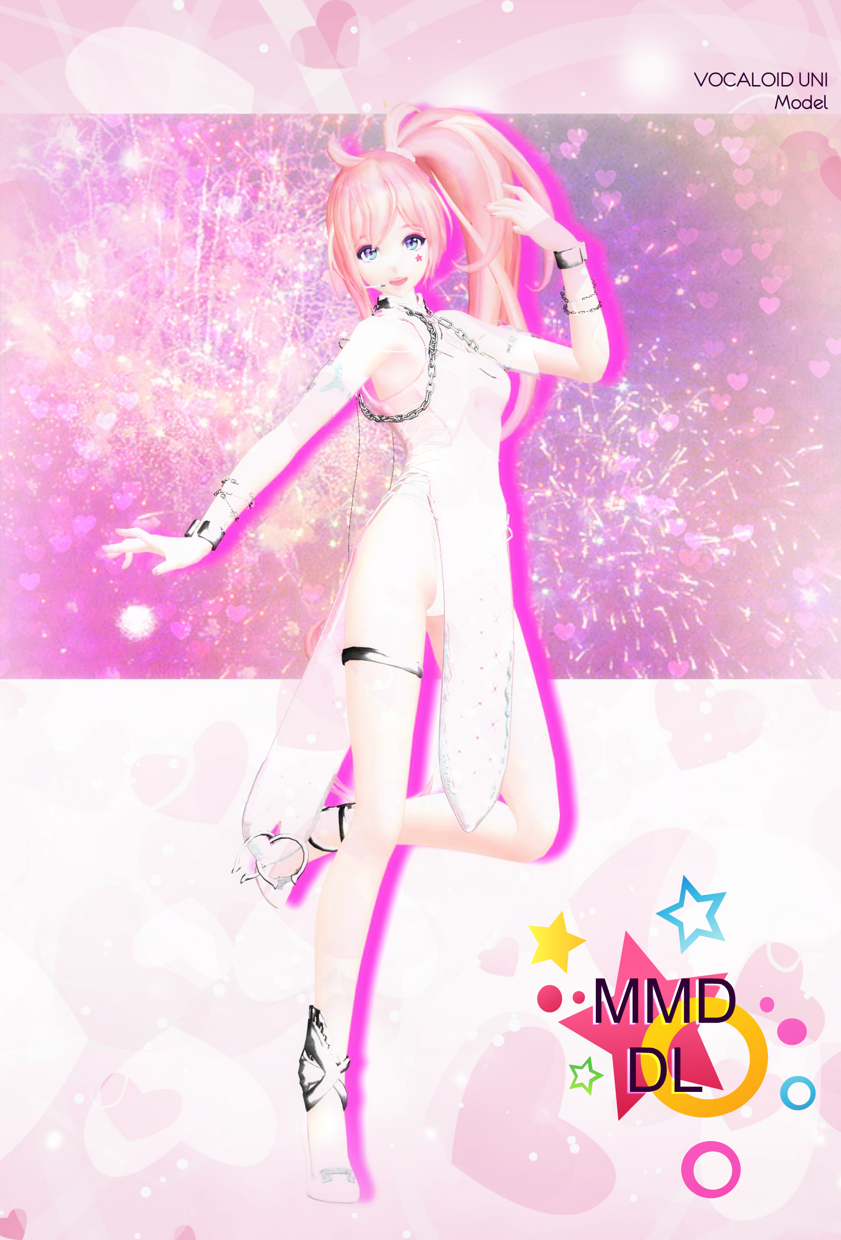 Mmd Vocaloid Uni Model Dl By Kowaii Kaorry On Deviantart