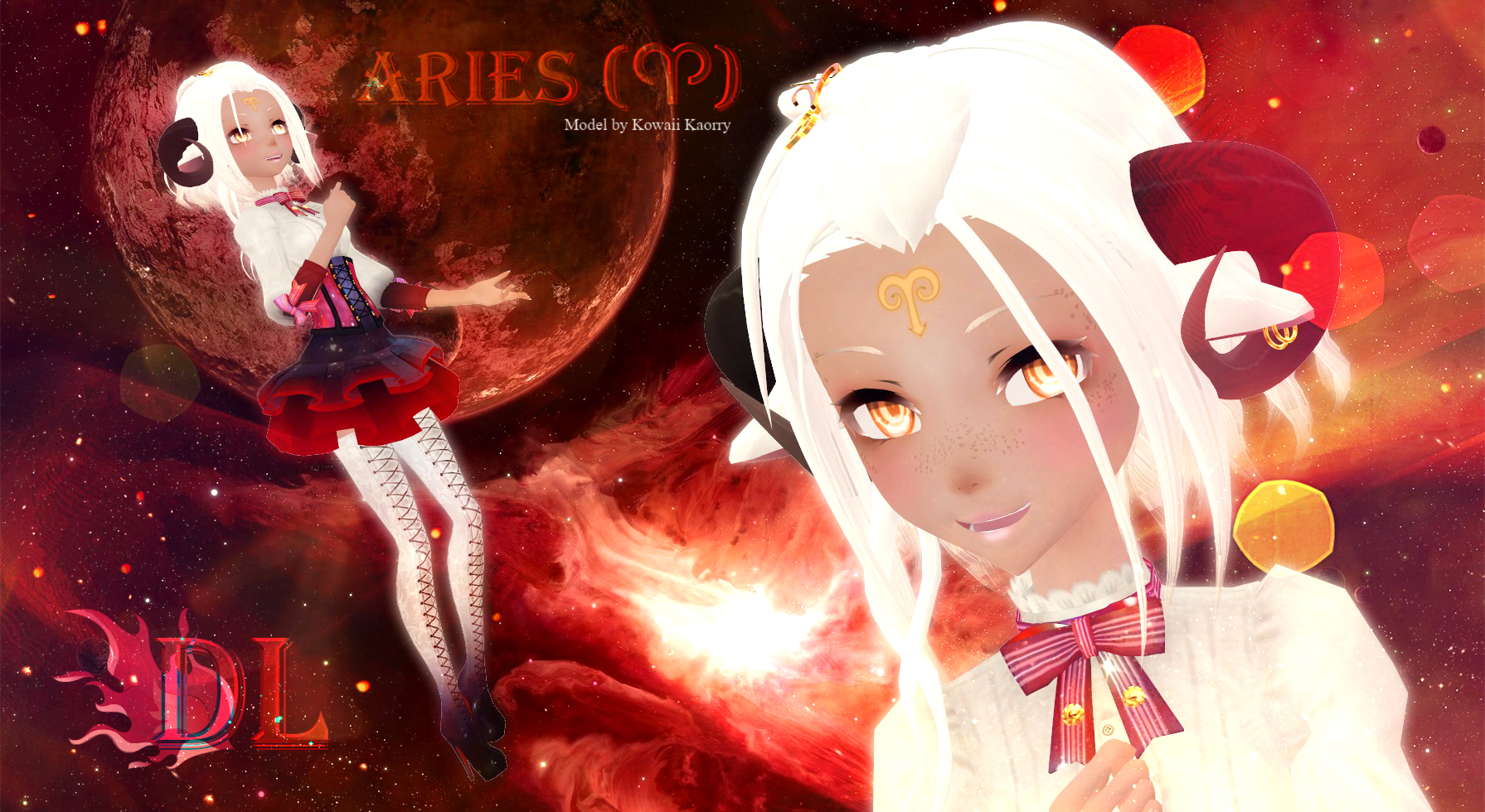Aries Zodiac Model by Kowaii-Kaorry on DeviantArt
