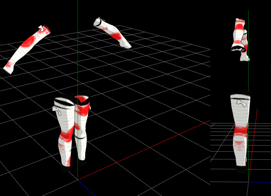 mmd bloody bandages arms and legs by RoxaDragonsoul on DeviantArt
