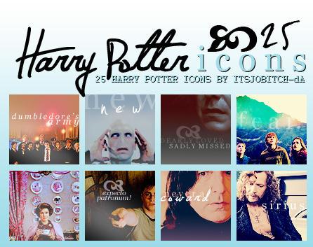 Harry Potter 25 icons pack by ItsJoBitch on DeviantArt