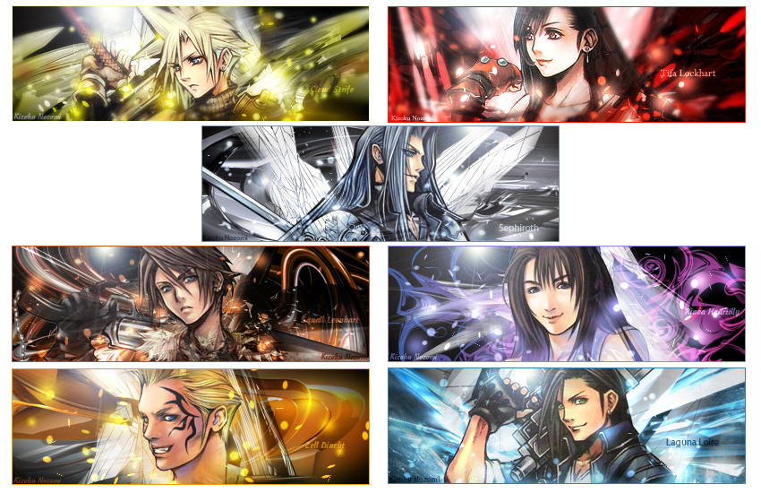 Final Fantasy Signatures by KizokuNozomi on DeviantArt