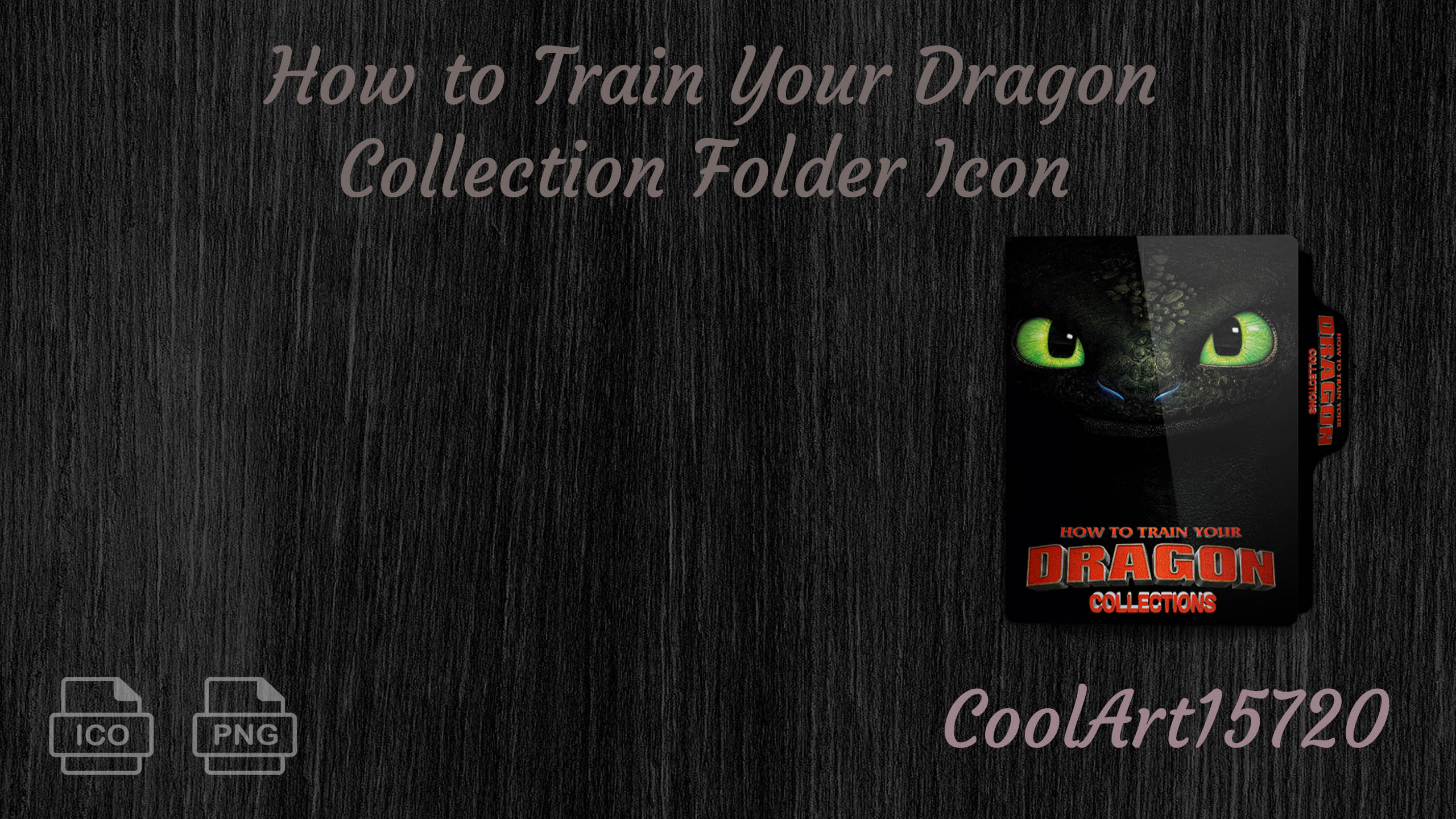 How to train your Dragon Collection Folder Icon by CoolArt15720 on ...