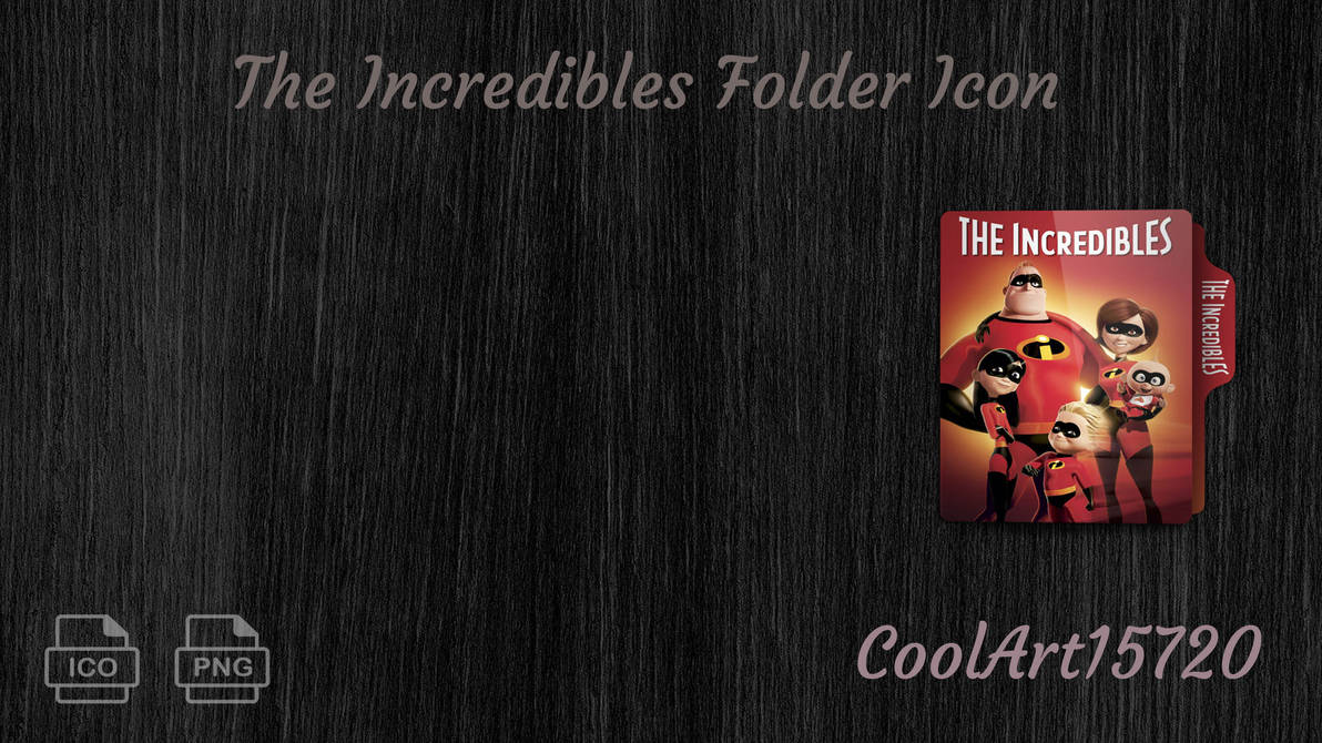 The Incredibles (2004) Folder Icon by CoolArt15720 on DeviantArt