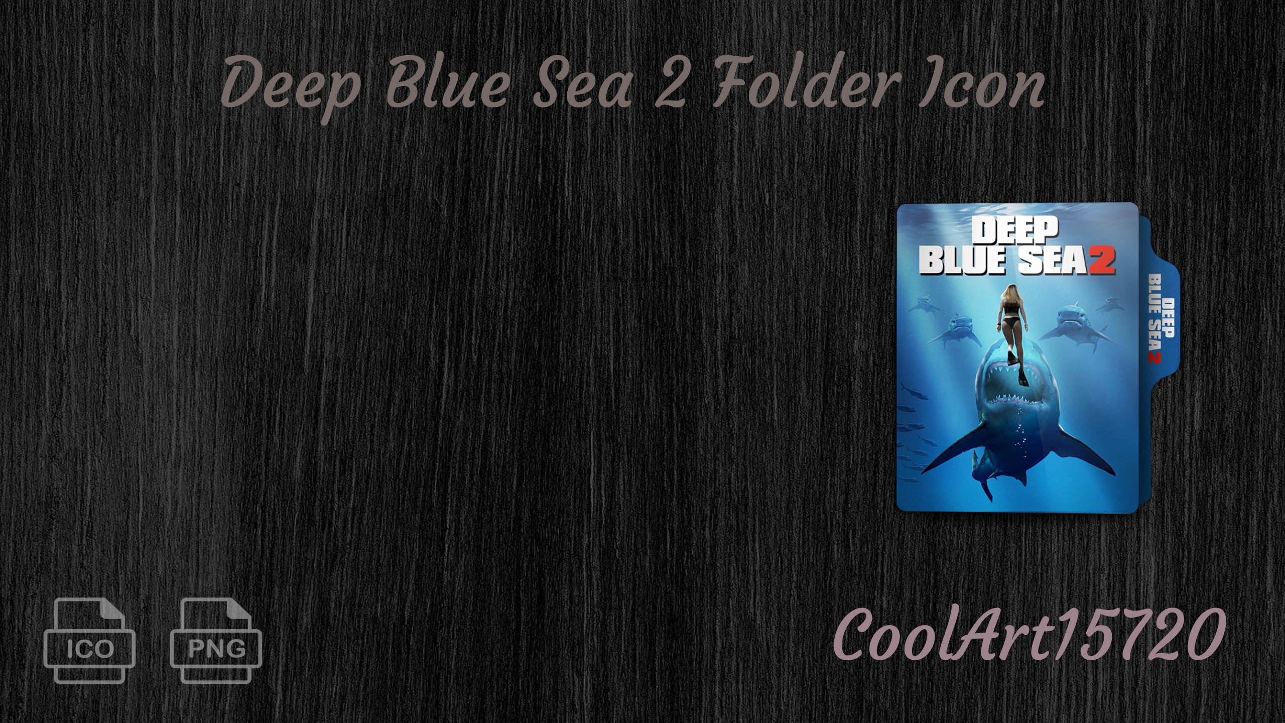 Deep Blue Sea 2 (2018) Folder Icon by CoolArt15720 on DeviantArt