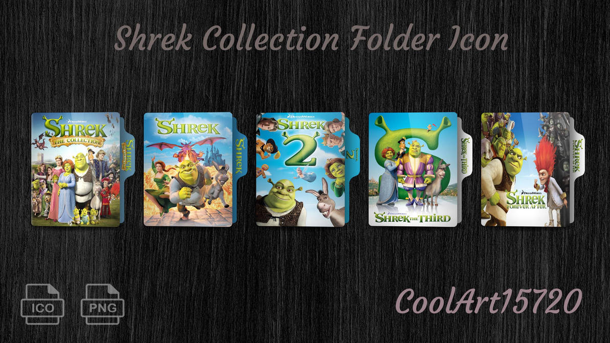 Shrek Collection Folder Icon by CoolArt15720 on DeviantArt