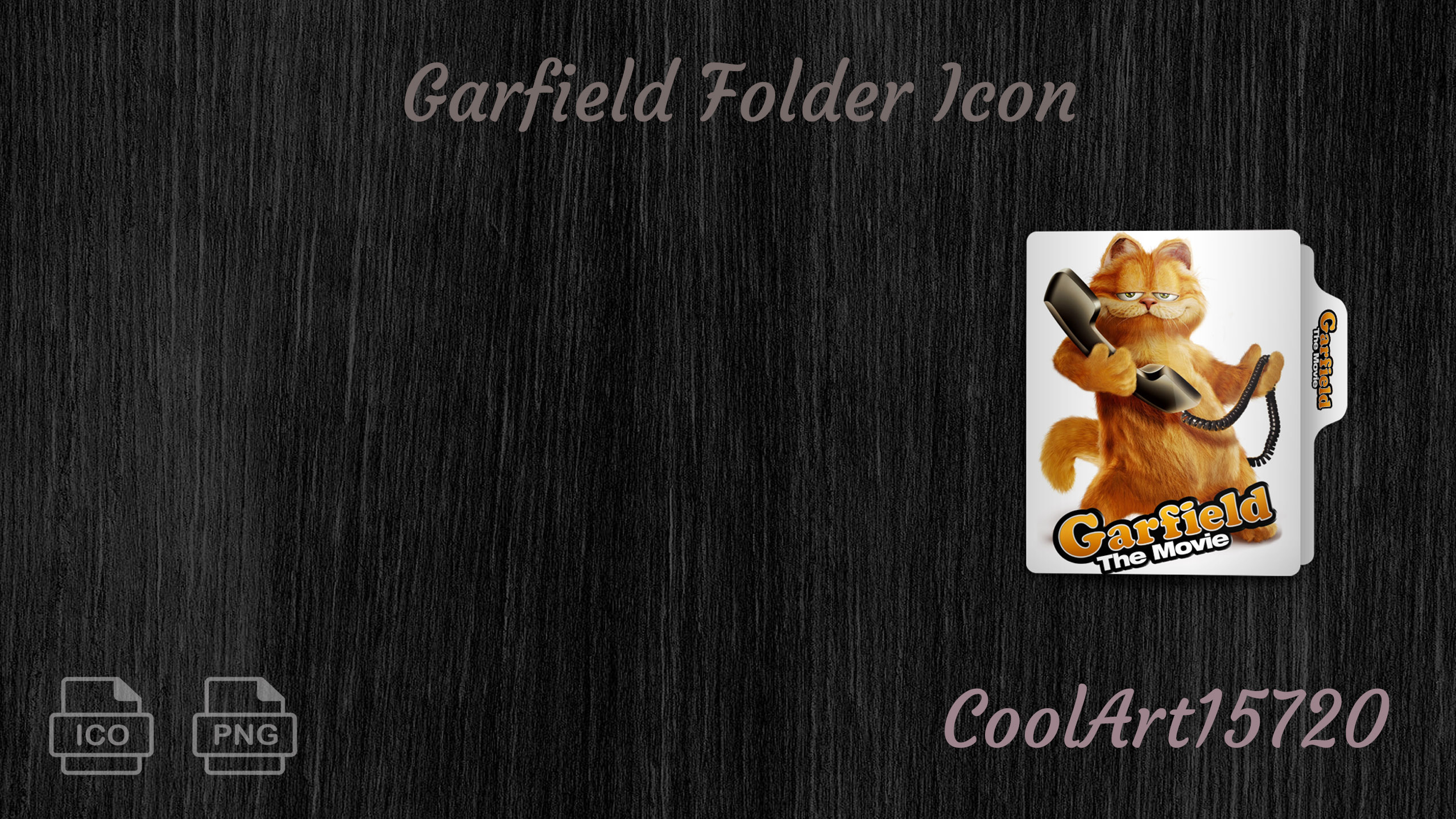 Garfield (2004) Folder Icon by CoolArt15720 on DeviantArt