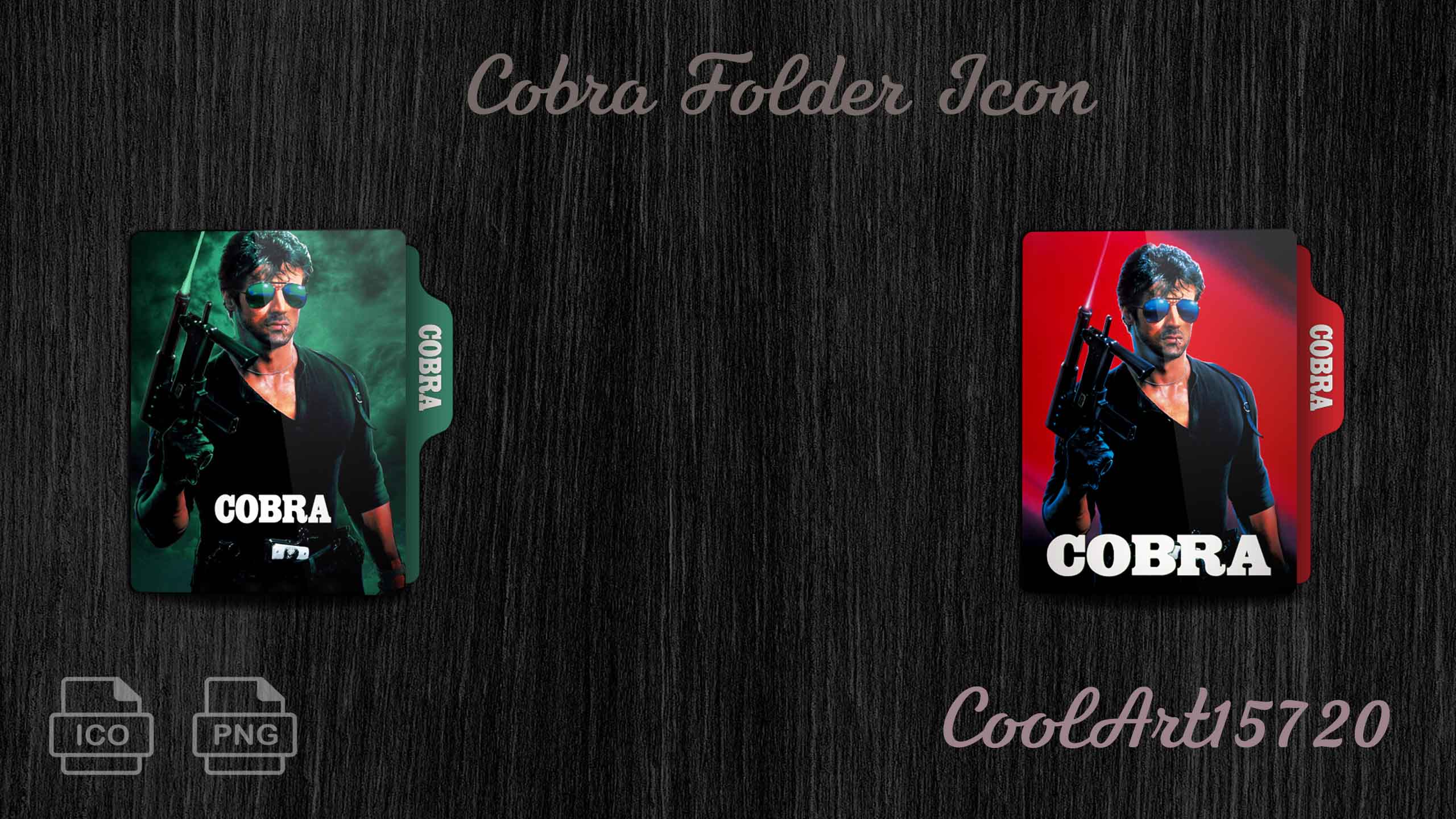 Cobra (1986) Folder Icon by CoolArt15720 on DeviantArt