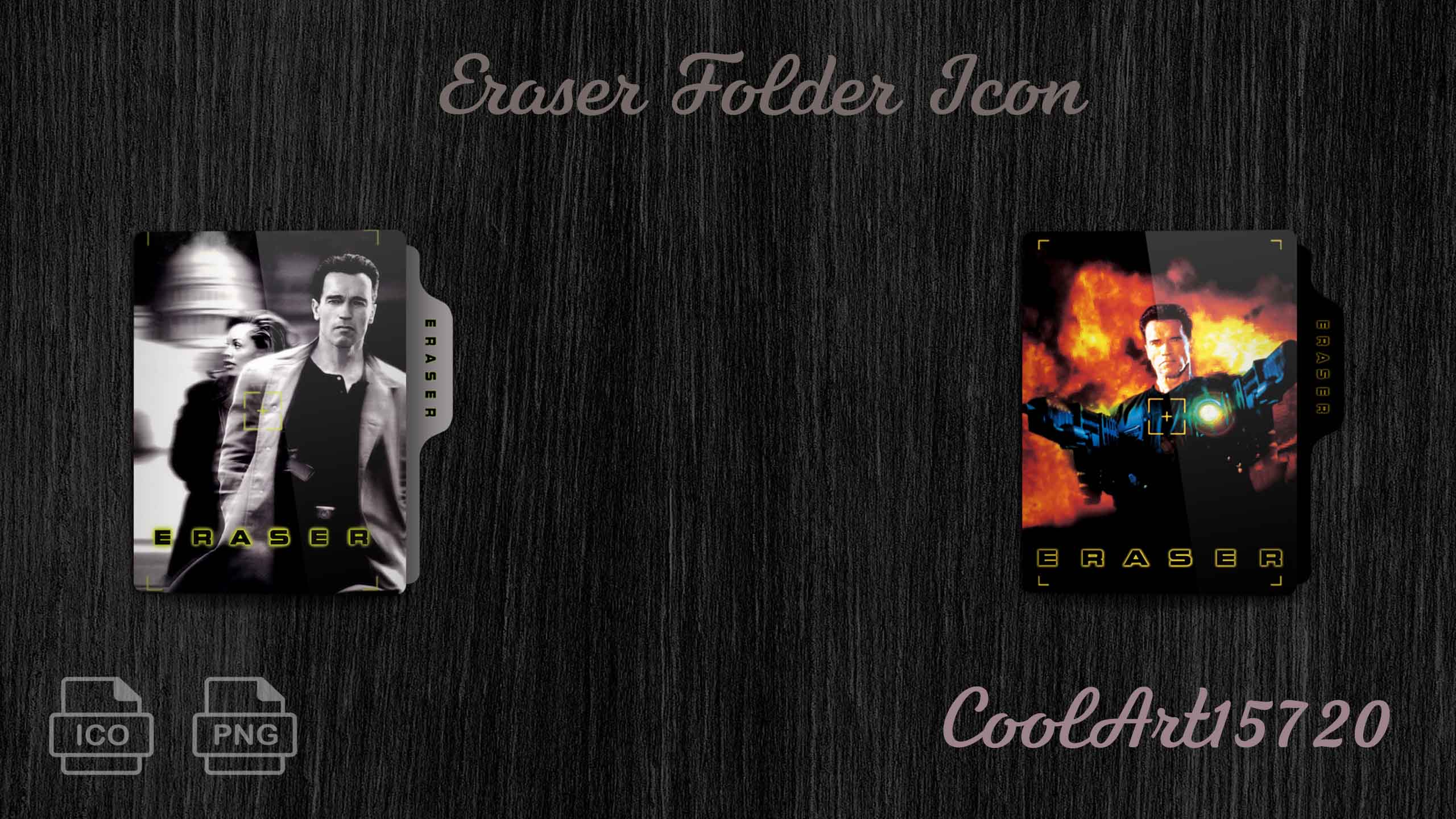 Eraser (1996) Folder Icon by CoolArt15720 on DeviantArt