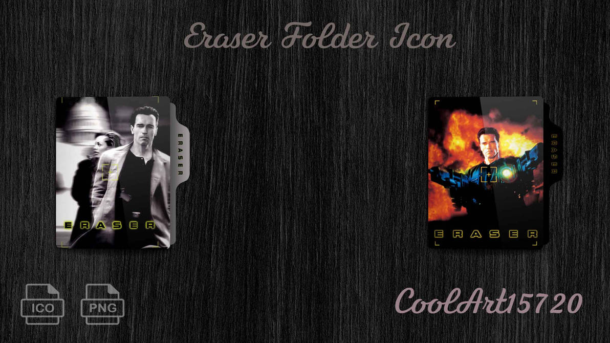 Eraser (1996) Folder Icon by CoolArt15720 on DeviantArt