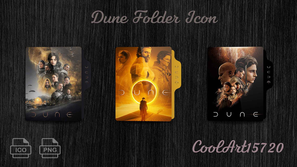 Dune (2021) Folder Icon by CoolArt15720 on DeviantArt