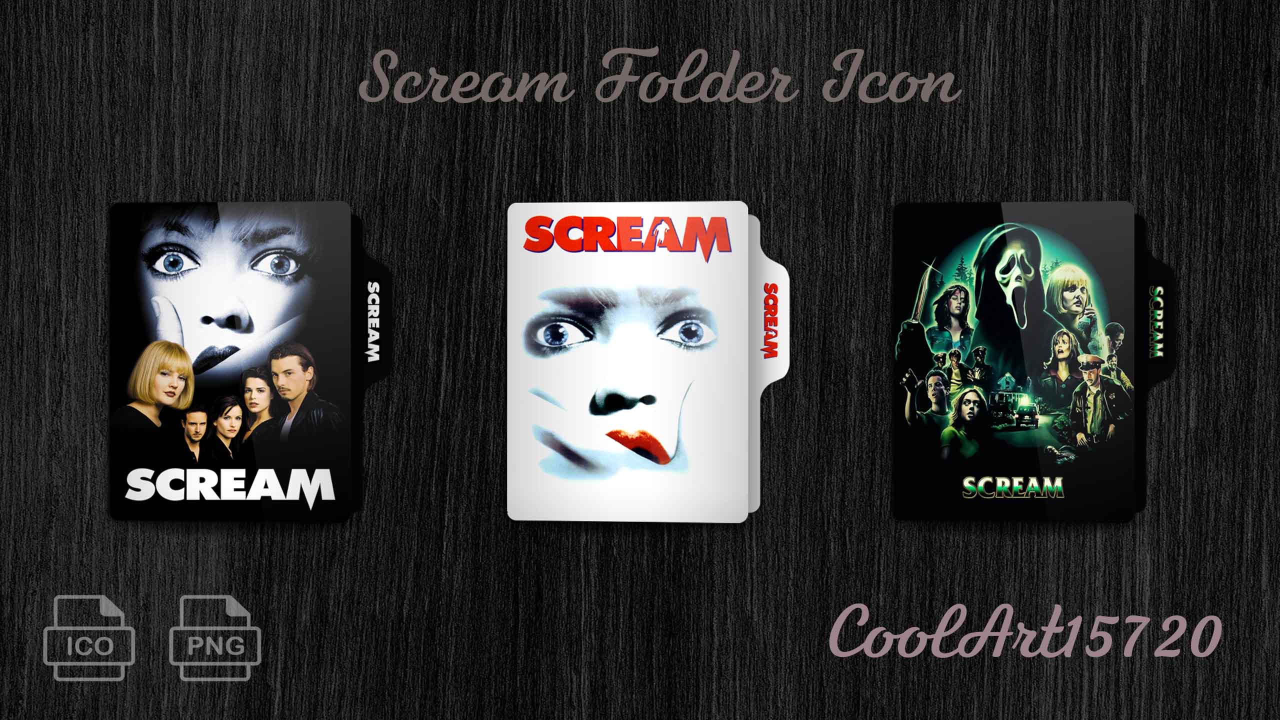 Scream (1996) Folder Icon by CoolArt15720 on DeviantArt