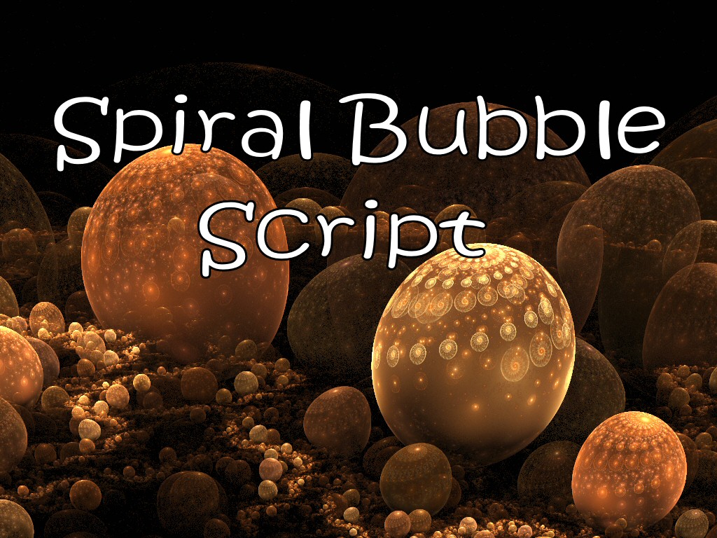 Spiral Bubble Script by Shortgreenpigg on DeviantArt