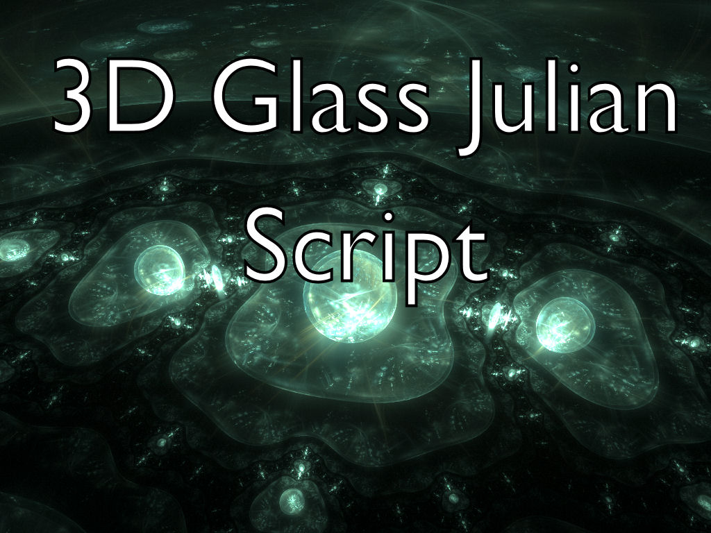 3D Glass Julian Script by Shortgreenpigg on DeviantArt