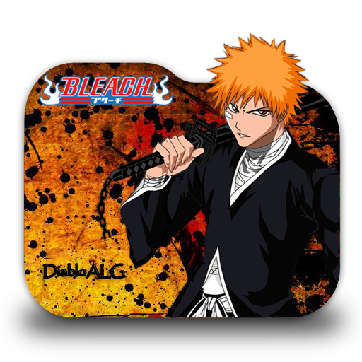 Bleach Folder Icon _ by DiabloALG by DiabloALG on DeviantArt