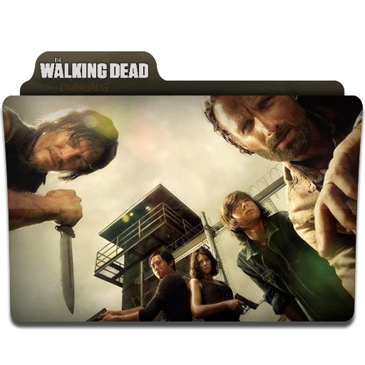 The Walking Dead Folder Icon V2 _ by DiabloALG by DiabloALG on DeviantArt