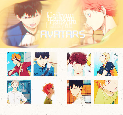 Haikyuu!! [Avatars]. by yakumo-yaku on DeviantArt