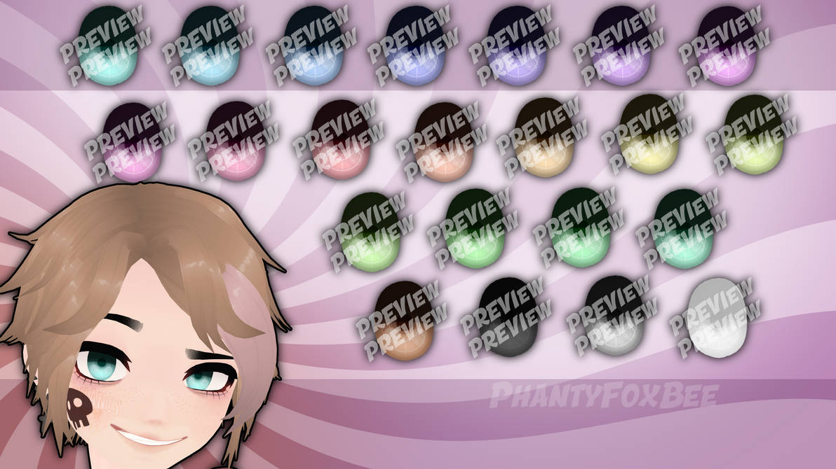 MMD Eyes Texture Pack #2 (FREE DOWNLOAD) by FyntB on DeviantArt