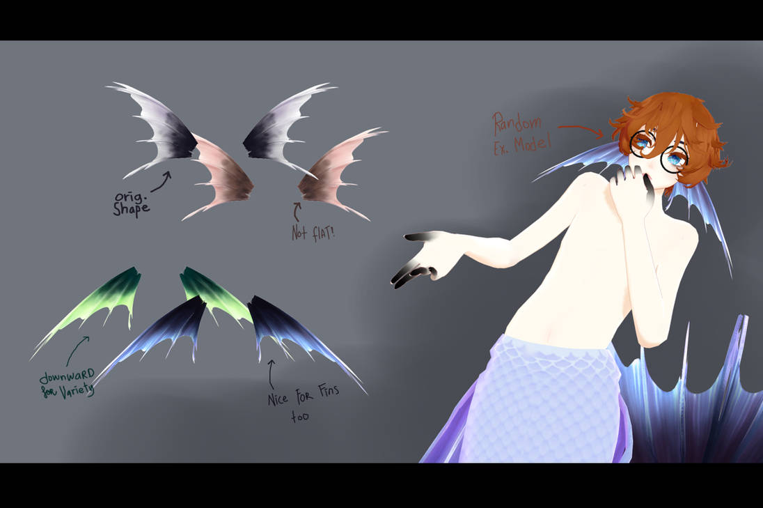 [ MMD ] Not flat Siren/mermaid fins [Dl] by Mea-Scinta on DeviantArt