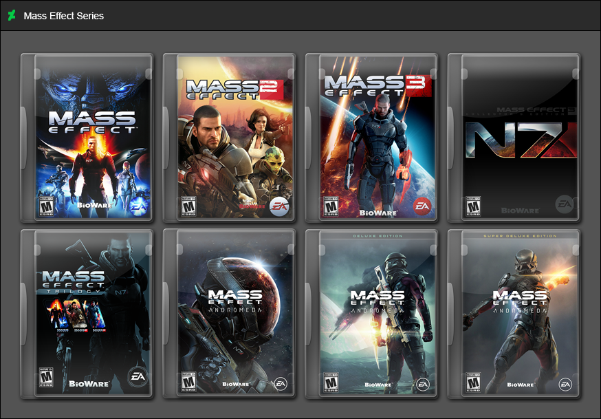 Mass Effect Series by GameBoxIcons on DeviantArt