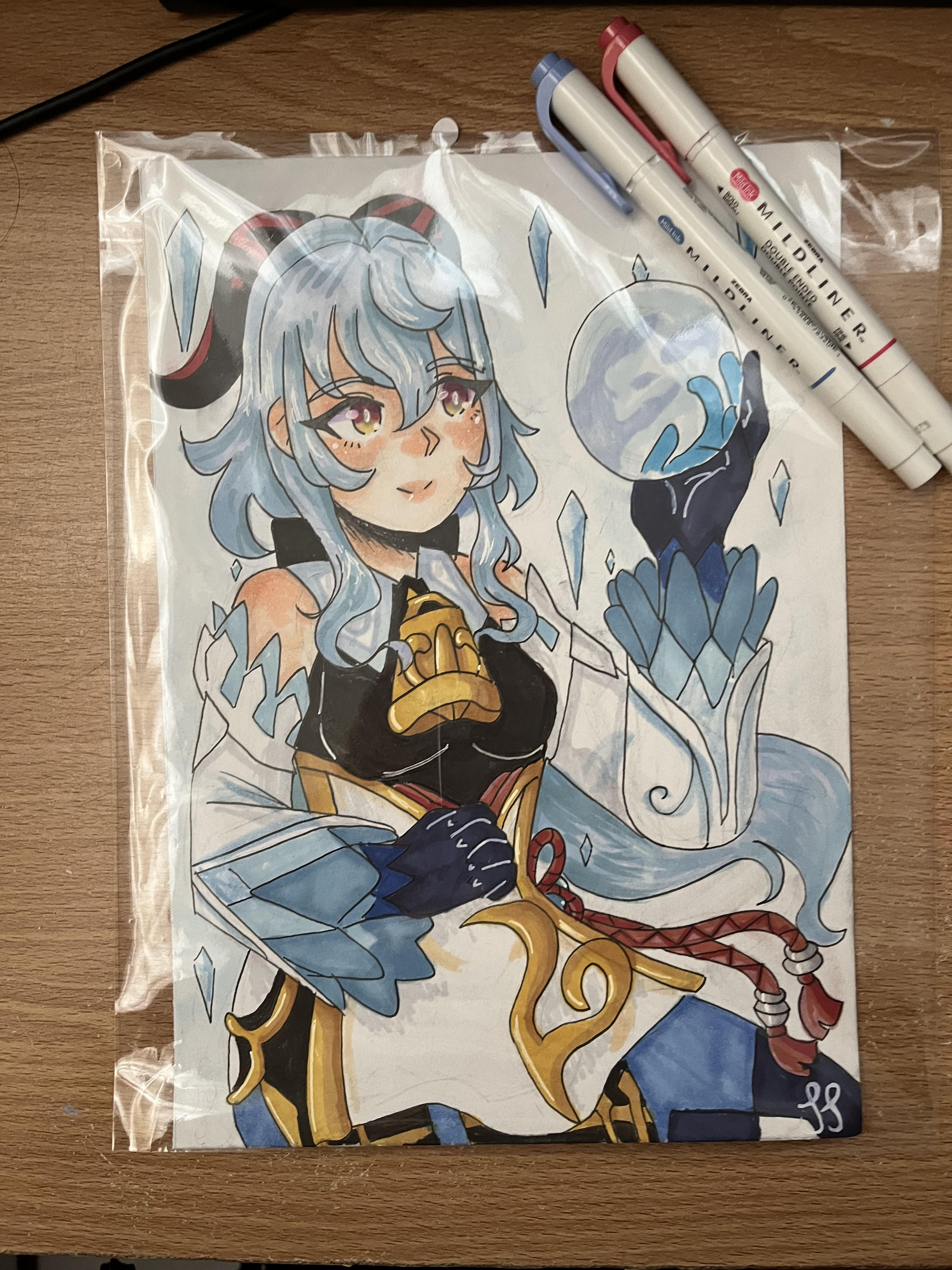 Ganyu from Genshin Impact by TheWickedWell76 on DeviantArt