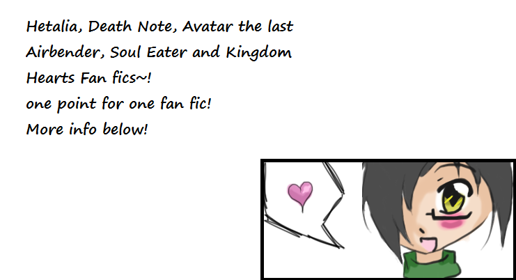 1 Point for 1 fan fic! by CrystalBearerLilith on DeviantArt