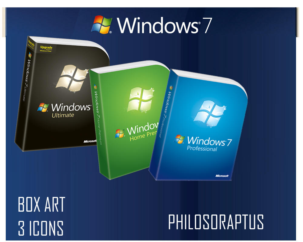 Windows 7 Box Art by Philosoraptus on DeviantArt