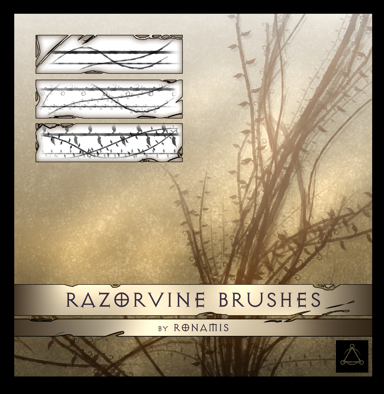 Razorvine brushes by Ronamis by Ronamis on DeviantArt