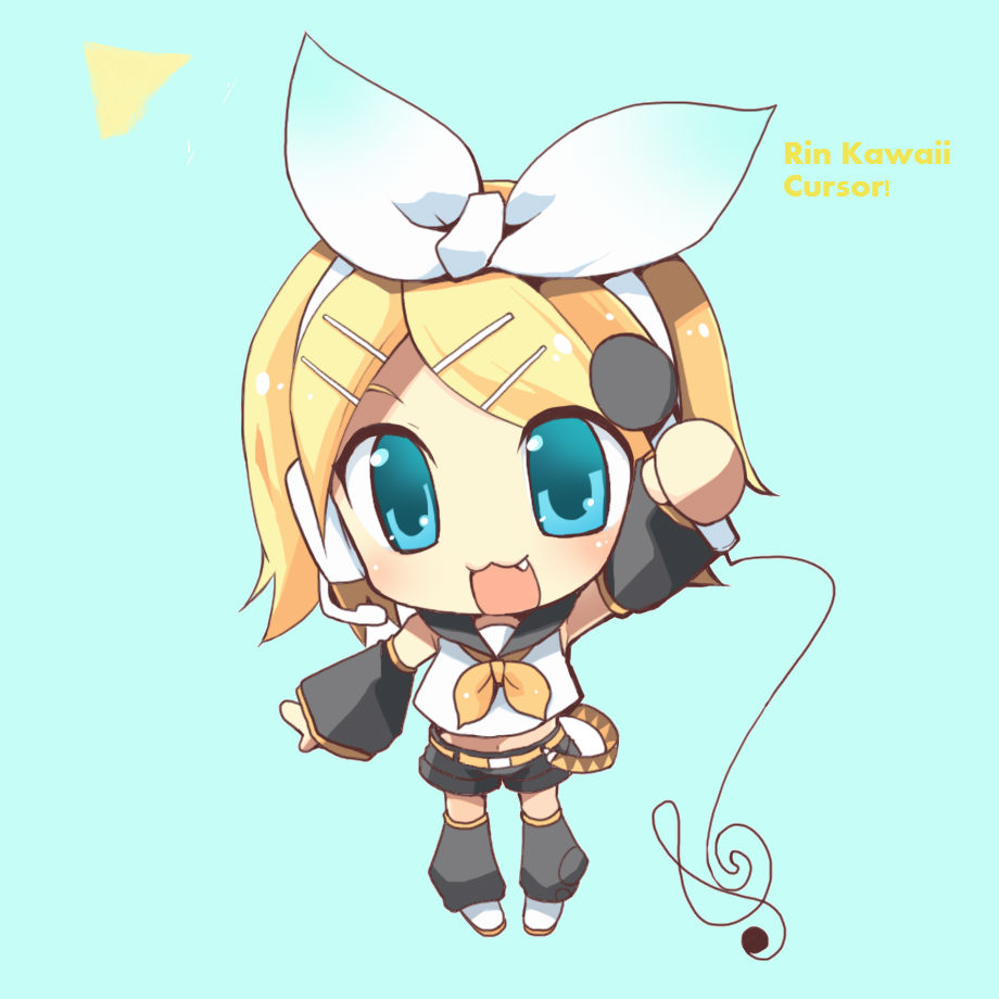 Rin Kawaii Cursor! by KarioMine39 on DeviantArt