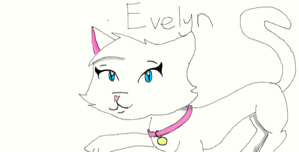 Evelyn the cat by NellydcAJ on DeviantArt