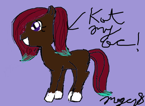Kat, my MLP OC!!!! by Megcr8 on DeviantArt