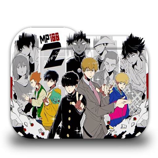 Mob Psycho 100 II [Folder Icon] by RagnaRook82 on DeviantArt