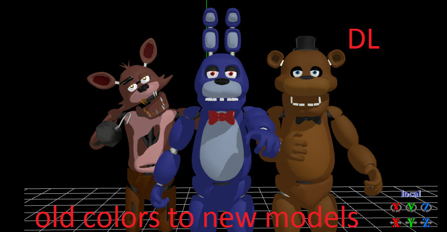 MMD |FnaF Foxy Bonnie Freddy DL! by FoxyGamerko2507 on DeviantArt