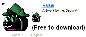 Ralsei cursor by DeckyV on DeviantArt