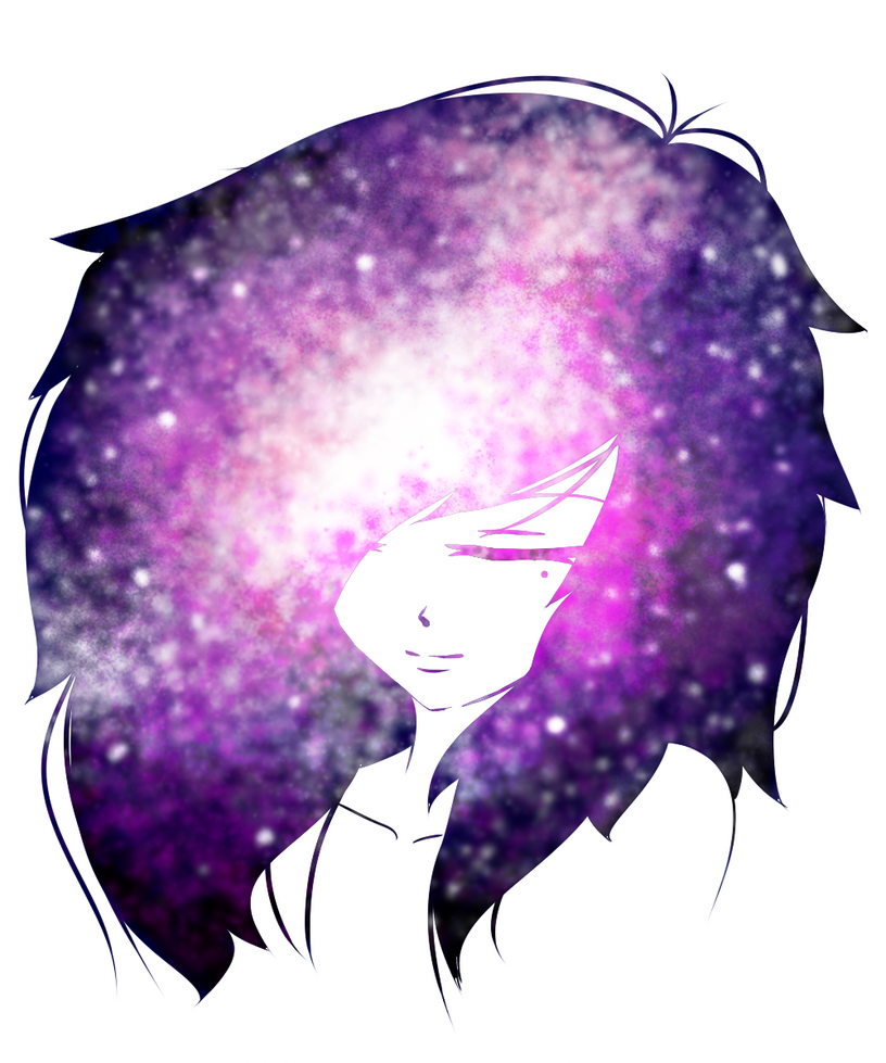 Galaxy Hair by Melotonic on DeviantArt