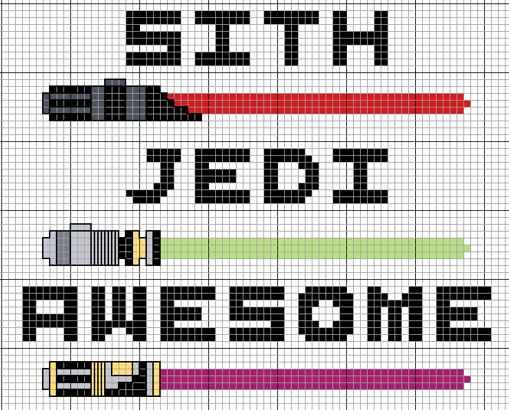 Lightsaber Pattern by lpanne on DeviantArt