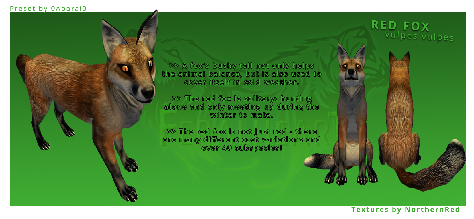 FREE!! Red Fox Preset by 0Abarai0 on DeviantArt