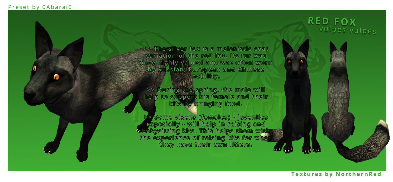 FREE!! Silver Fox Preset by 0Abarai0 on DeviantArt