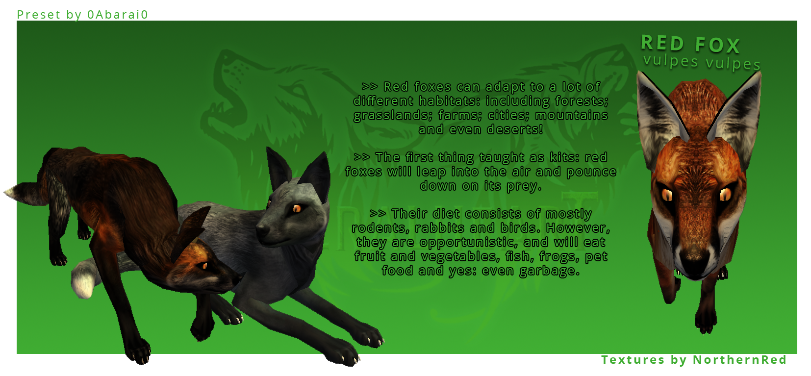 FREE!! Fox Variations by 0Abarai0 on DeviantArt