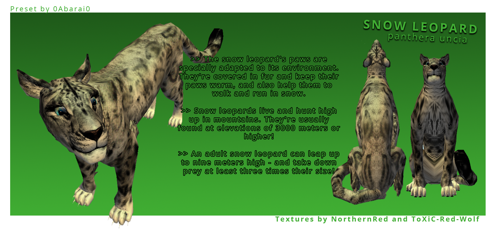 FREE!! Snow Leopard preset by 0Abarai0 on DeviantArt