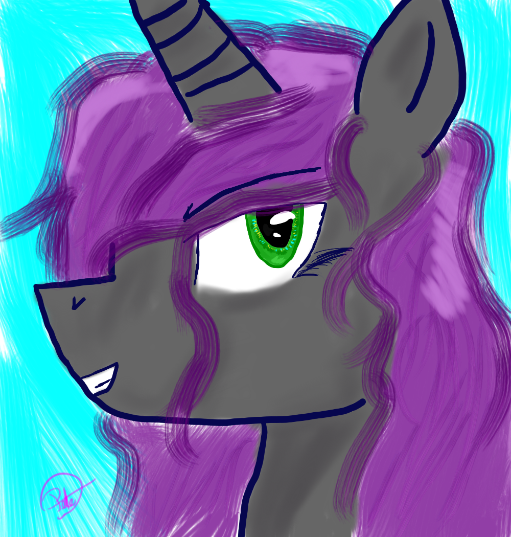 Unicorn OC - Indigo - by pyropony00 on DeviantArt
