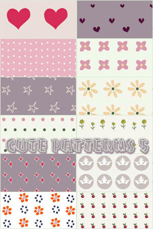 Cute patterns 5 by foley-resources on DeviantArt