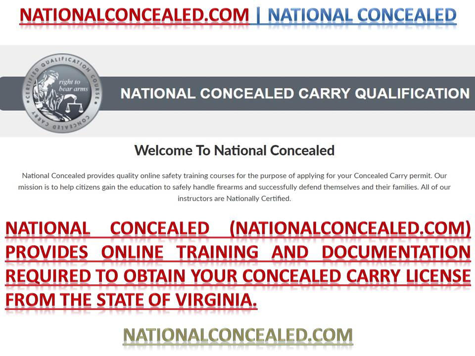 Nationalconcealed Gun License From State Virginia by nationalconcealed ...