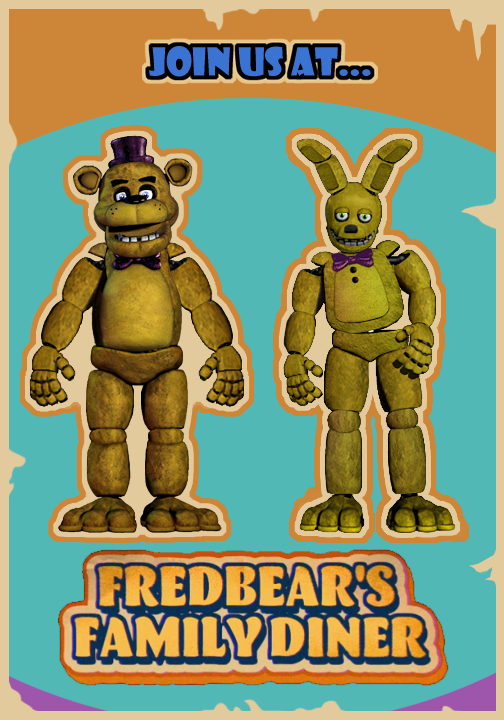Fredbear's Family Diner Poster V2 Edit by GoldenRichard93 on DeviantArt