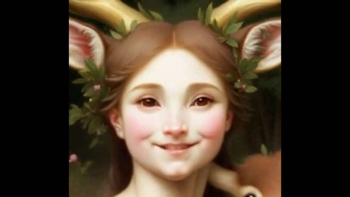 Girls in deer TF TG - Mixed media and AI Art by Cyberalbi on DeviantArt