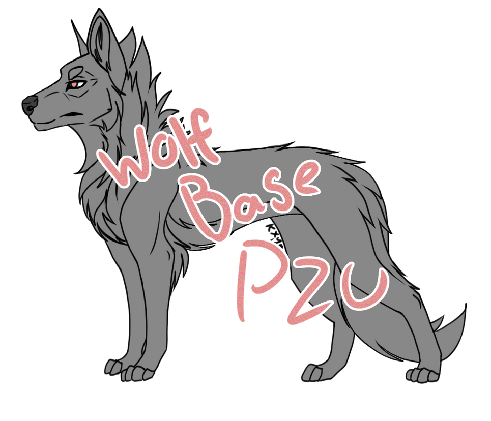Wolf Base by kxynine on DeviantArt