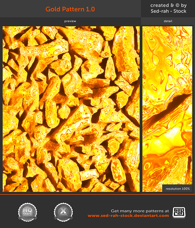 Gold Pattern 1.0 by Sed-rah-Stock on DeviantArt