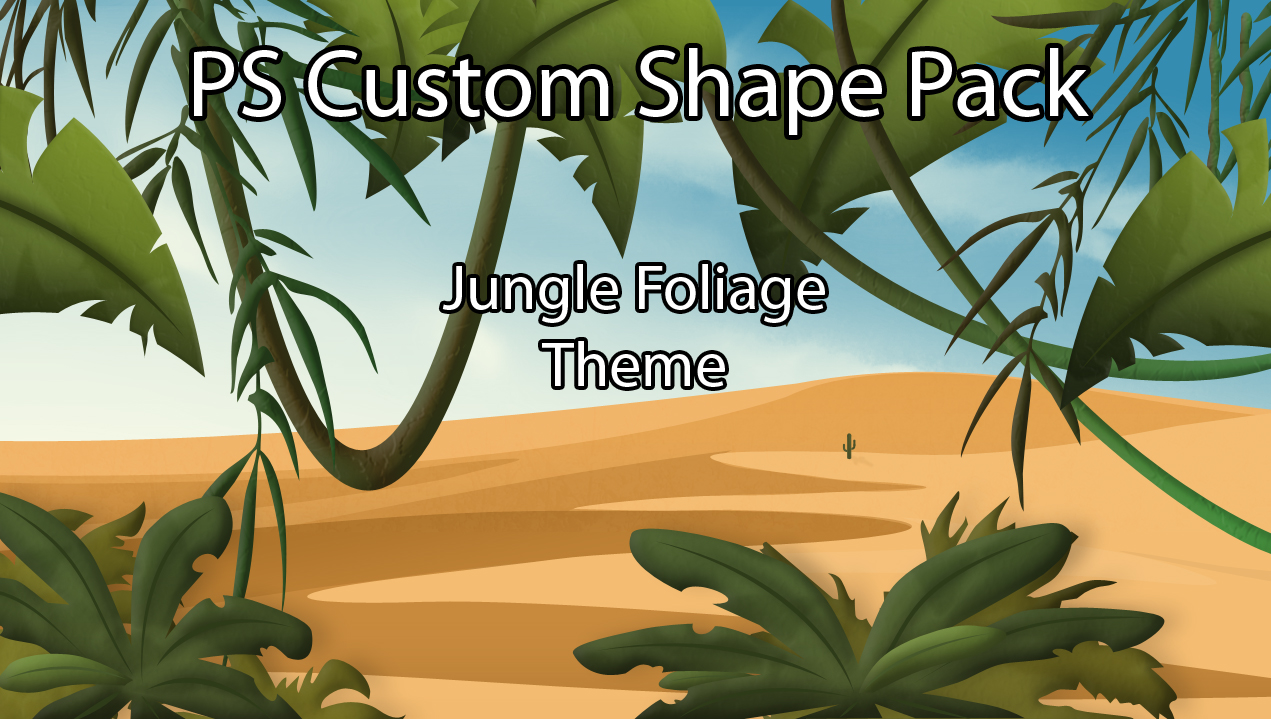 Jungle Foliage Custom Shapes by Sed-rah-Stock on DeviantArt